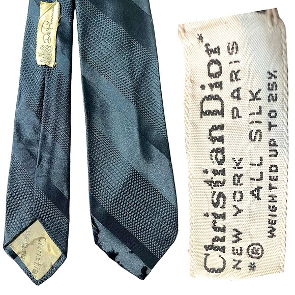 Dior | Accessories | Vintage 4s Christian Dior Silk Necktie From De Pinna 5th Avenue Manhattan ...